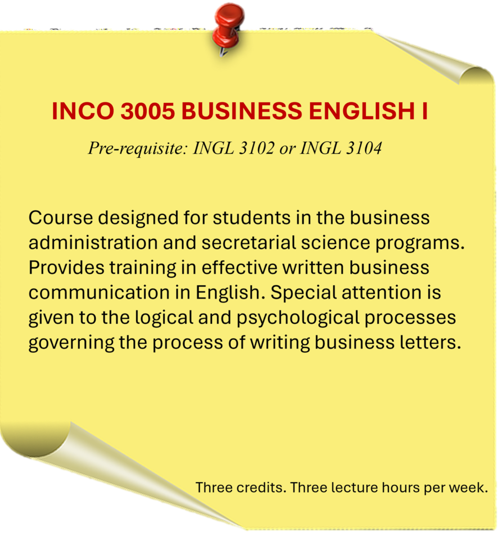 Inglés (INGL) – Universidad de Puerto Rico en Ponce